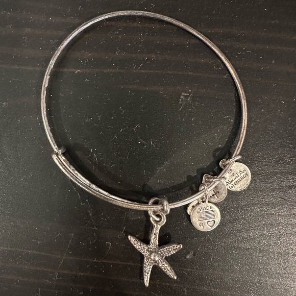 Alex and Ani | Jewelry | Alex And Ani Silver Starfish Charm Bangle | Poshmark